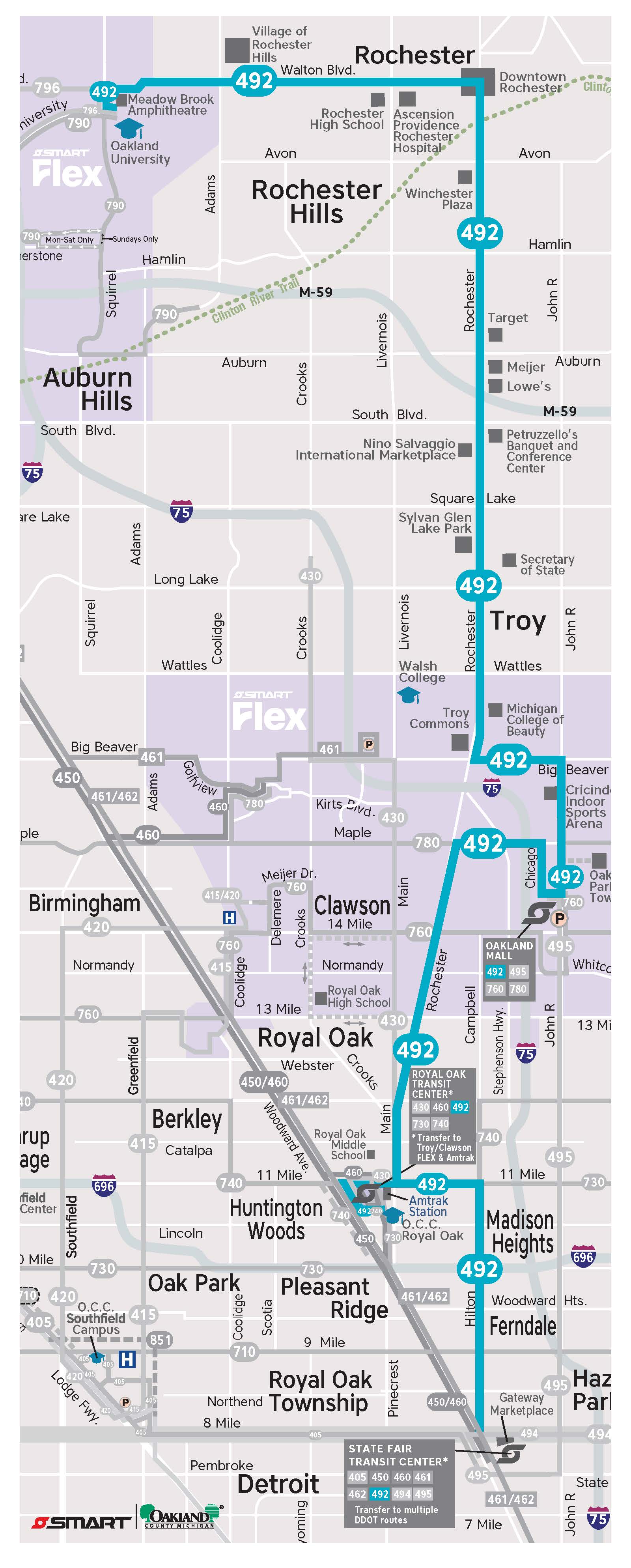 New Route 492 Starting April 22nd